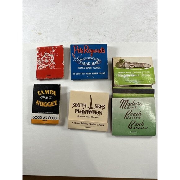 Office | Vintage Matchbooks Of Advertisements On Places Of Florida ...